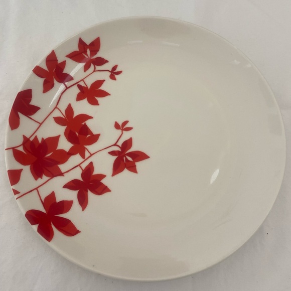 Coventry | Dining | Coventry Porcelaine Fine Chinared Leaves On White ...